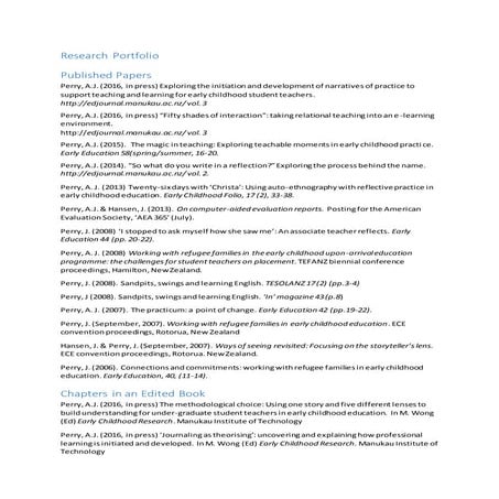 Research Portfolio | DOCX