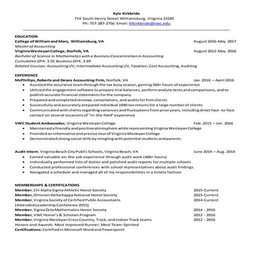Nick Ambrose Resume | DOCX