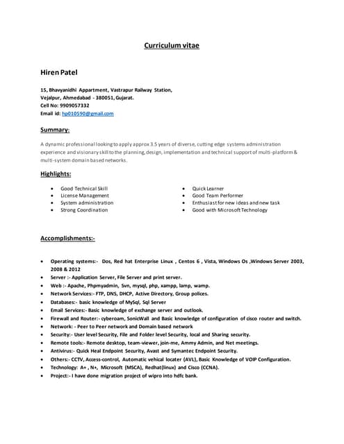 Appu Resume(2) | DOCX | Web Development | Internet