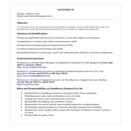 Santosh Resume new | DOC