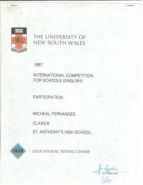 Kingfisher Airlines SABRE GMS Certificate | PDF