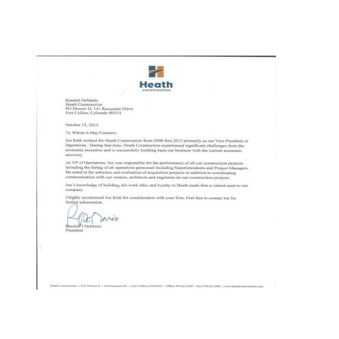 letter of recommendation | PDF