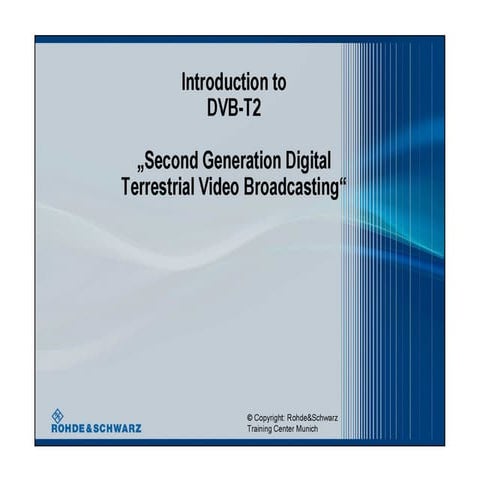 Introduction_to_DVB-T2 | PPT