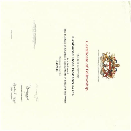 ICAEW Certificate | PDF