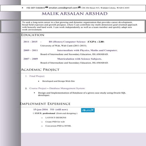 Ahlam Cv -E | DOCX