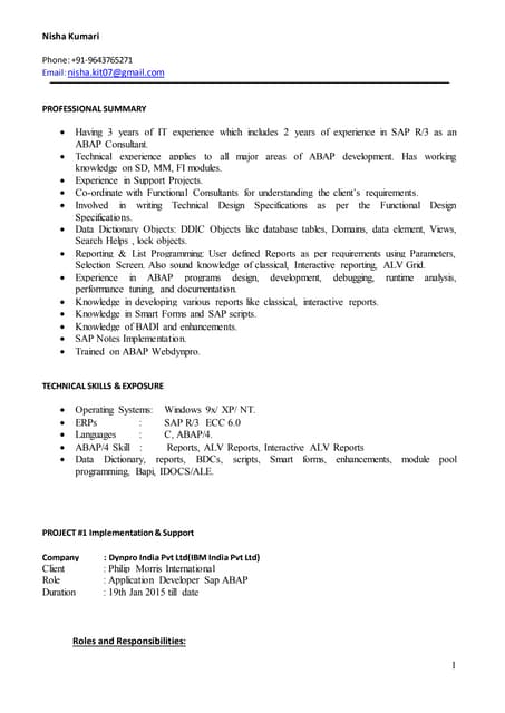 Resume' of Michael A Cafferky | PDF