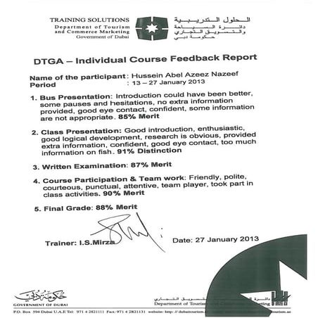 DTCM course result | PDF