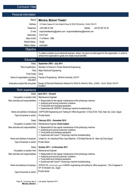 Safter MASKAN - CV | PDF