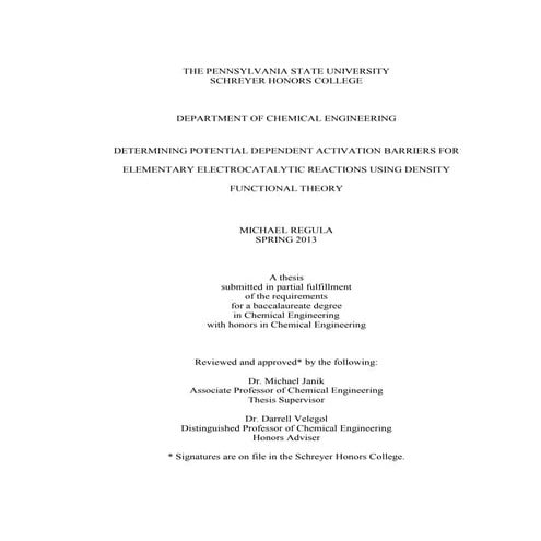 Thesis - Michael Regula | PDF