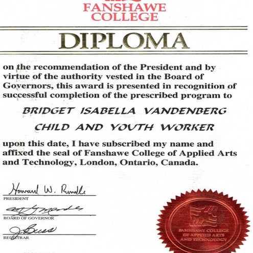 Fanshawe Diploma | PDF
