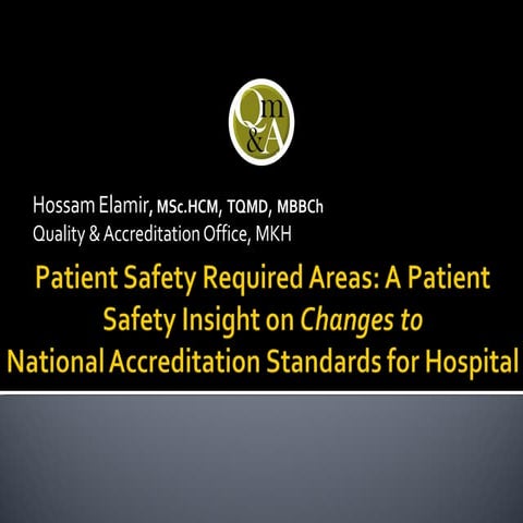 Changes To The Standards Ppt