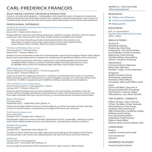 Carl_Frederick_Francois_Resume | PDF