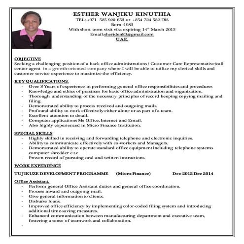 ESTHER C.V | DOCX