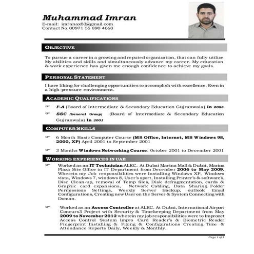 Ahmad.cv - original | DOCX