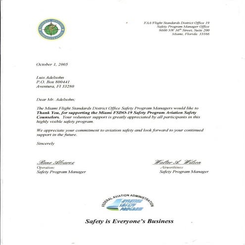 FAA Safety Letter | PDF