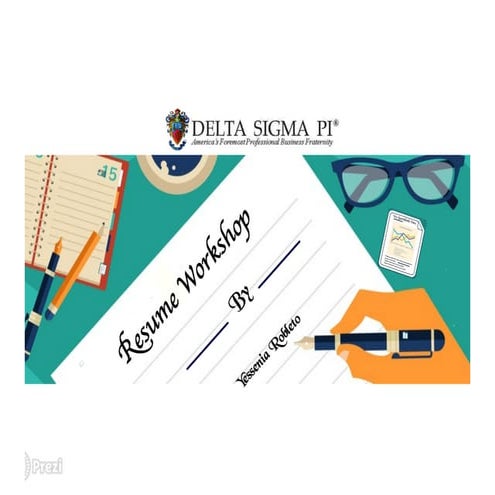 Resume Workshop Prezi | PPT