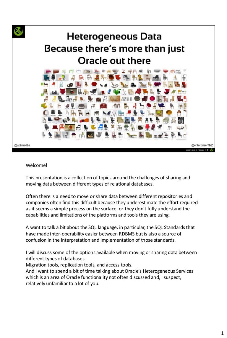 Heterogeneous Data - Published