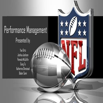 The Organizational Structures of the NFL and Its Relation to Classical ...