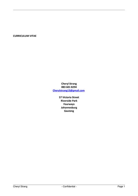 Abe jacobs occupational health and safety cv sept2017 | PDF