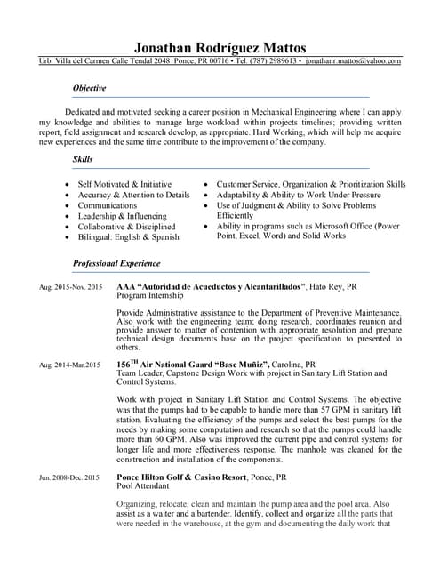 DEVIN RESUME 2017 | DOCX