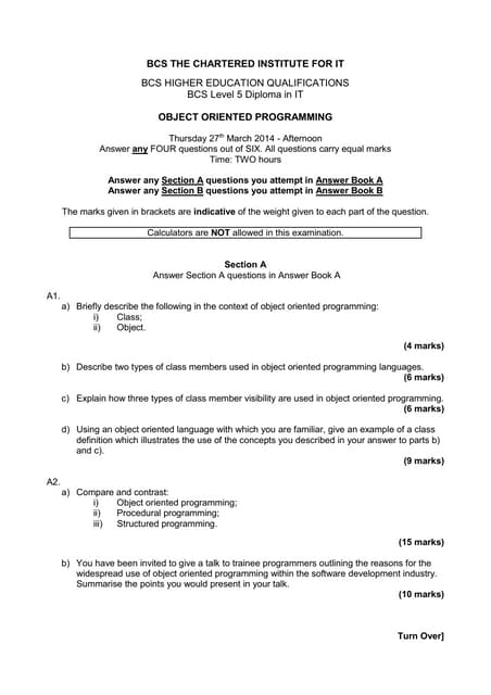 Oop sample ktu | PDF