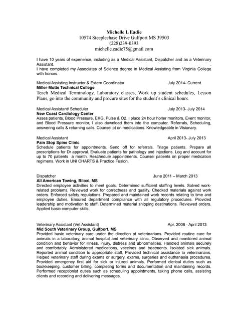 Cary Watsabaugh's Resume_Christen (1) | DOCX | Healthcare Industry ...