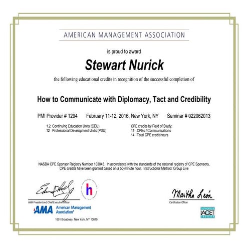 CEU_Certificate | PDF