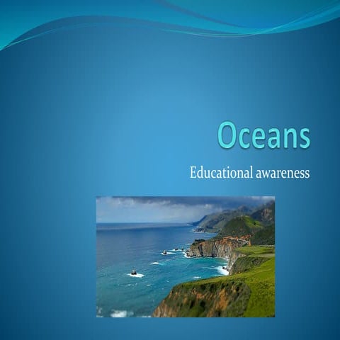 Oceans Power Point Presentation | PPTX