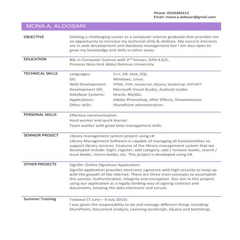 CV - Imran Ali | DOC