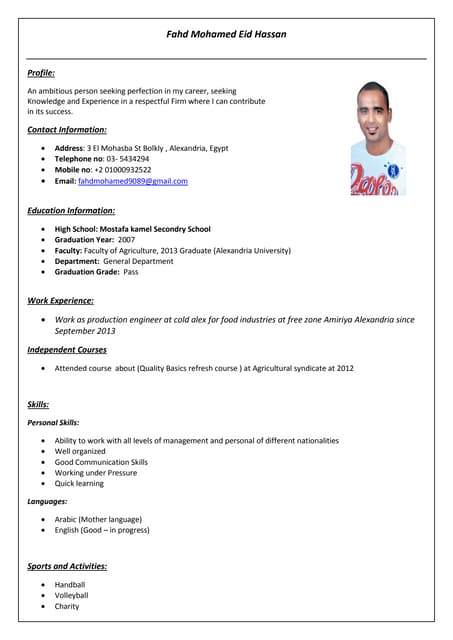 Mahmoud mostafa | DOC | Technology & Computing