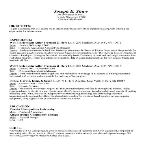 JS resume | PDF