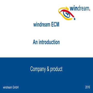 windream 2016 en | PPT
