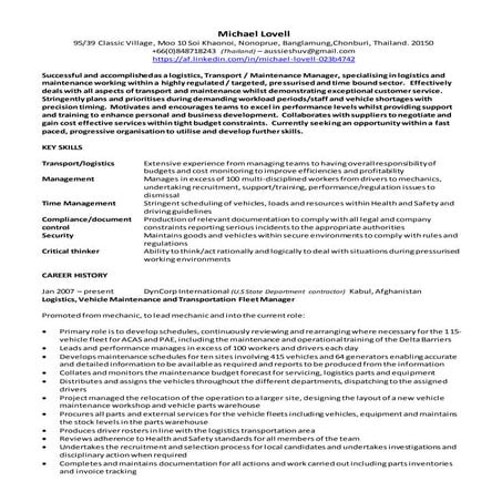 Michael Lovell CV Final | DOCX