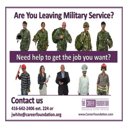 Career Foundation - Military to Civilian Career Transition program ...