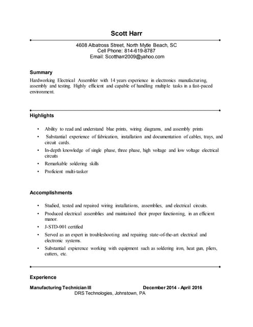 Mark Wendt Resume 2015 | PDF