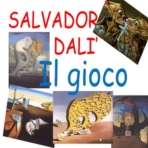Salvador dali' gioco a quiz in power point per bambini. Scarica su www ...