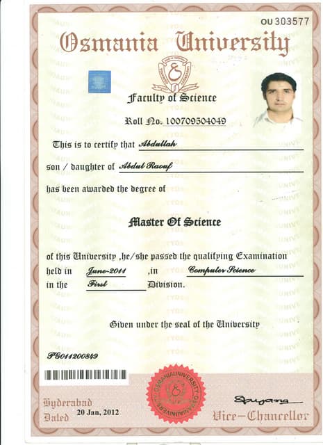 Msc Computer Science Pdf
