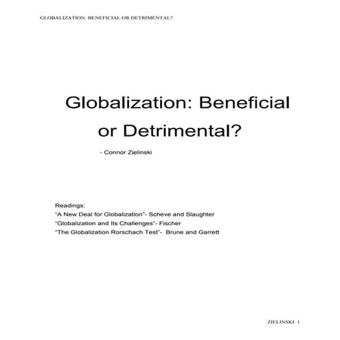 Globalization | PDF