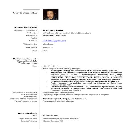 CV_EU_format Jordan eng. | DOC