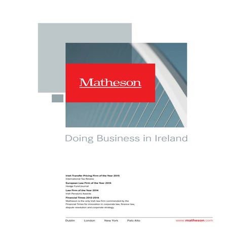 Doing Business in Ireland Guide | PDF
