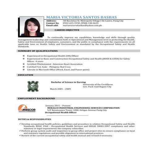 vicky resume | DOC