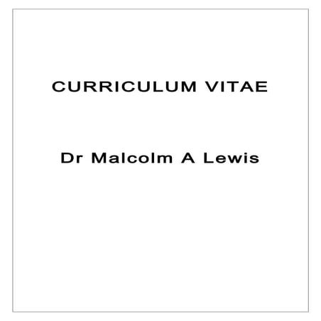 M Lewis CV 2015 | DOC