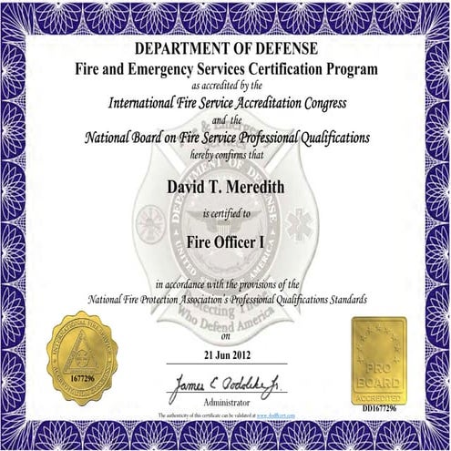 Fire Officer I | PDF