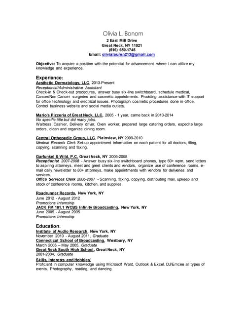 Leah Lebeau Resume | PDF