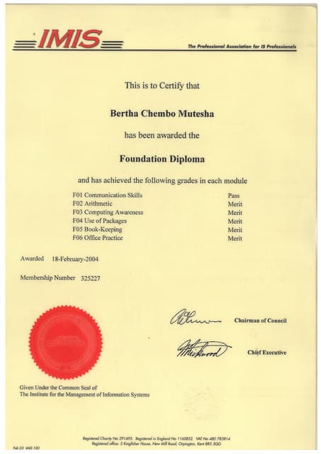 Certificate1 | PDF