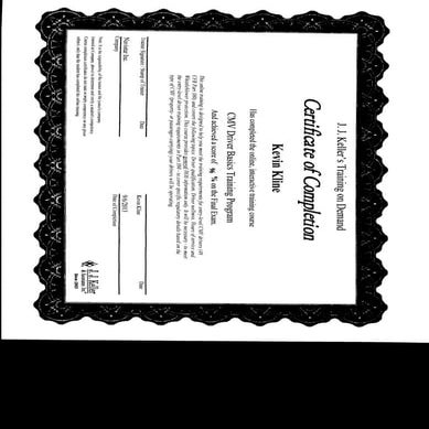 JJ Keller CMV Driver training | PDF