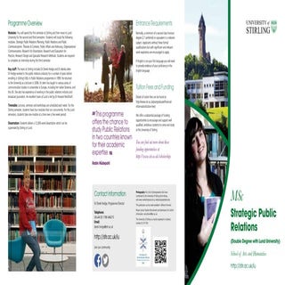 Stirling Brochure | PPT