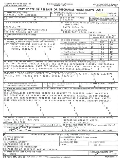 MCDARIS SSN704_1A | PPT