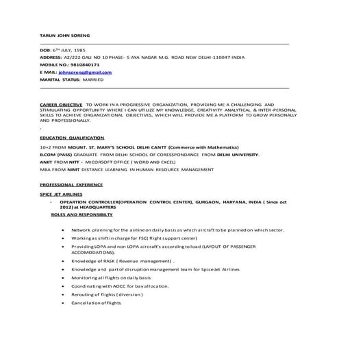 tarun Resume 1 | PDF