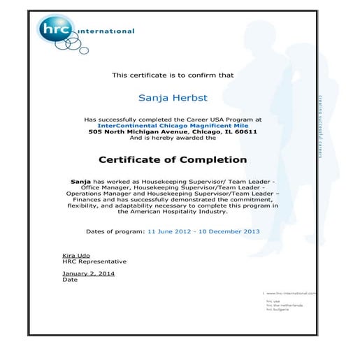 Sanja_Herbst_Cert_of_Comp_HRC_International_US_Program | PDF
